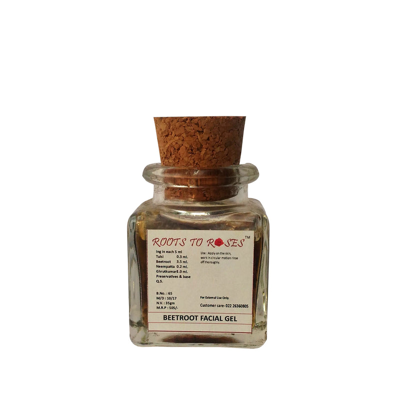 Beetroot facial Gel – Roots To Roses